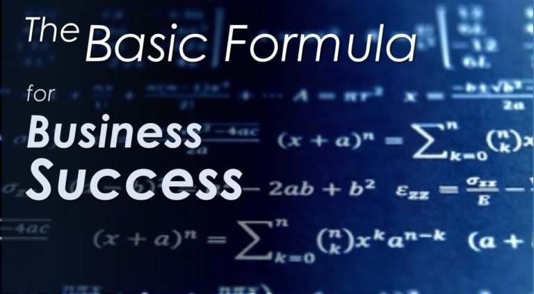 The Basic Formula for Business Success - The Adaptive Marketer